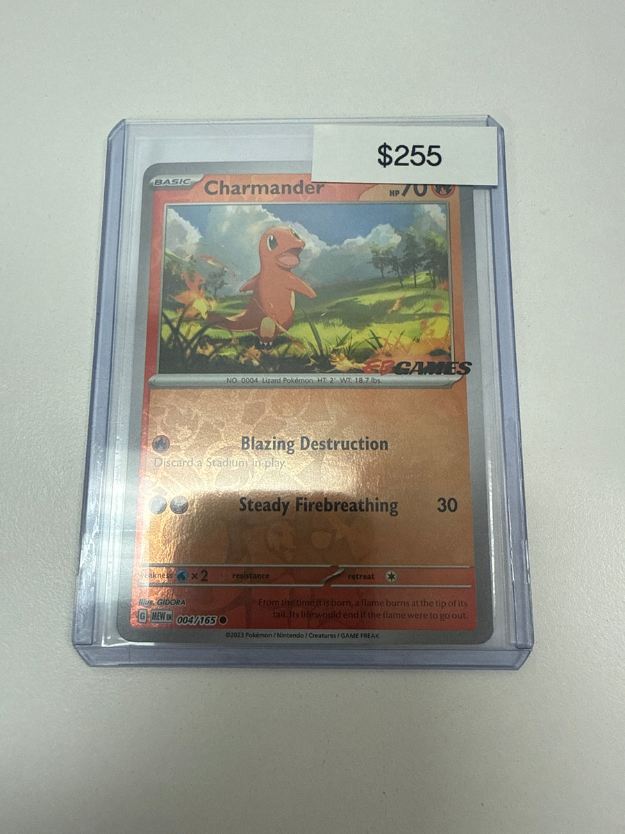 Pokemon Charmander EB Games #004/165 – Grail Collectibles AZ