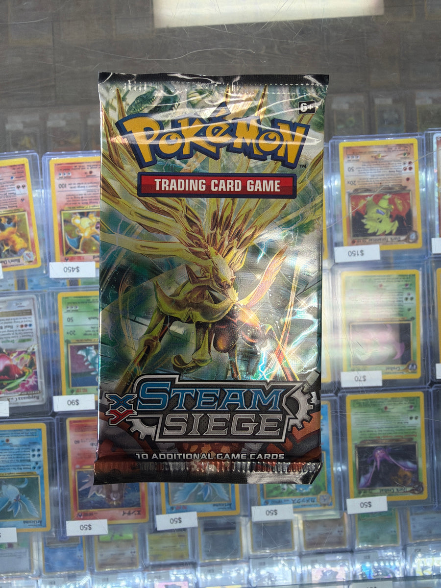 Pokemon XY Steam Siege Booster Pack – Grail Collectibles AZ