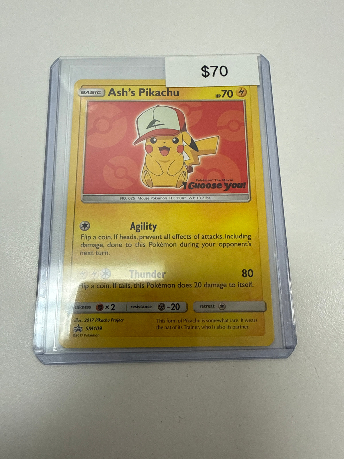 Pokemon Ash’s Pikachu #sm109 – Grail Collectibles AZ