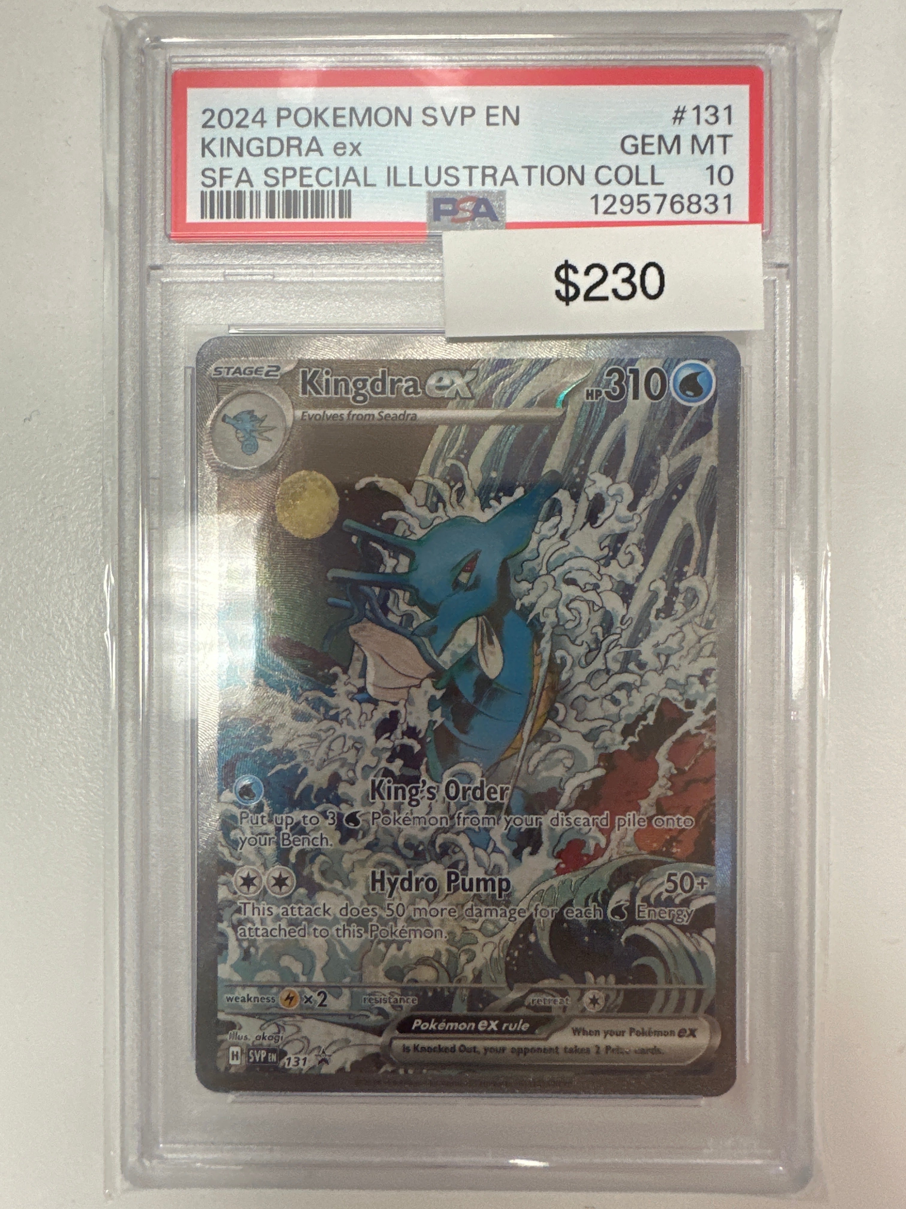 Pokemon Kingdra ex 131 PSA 10 – Grail Collectibles AZ