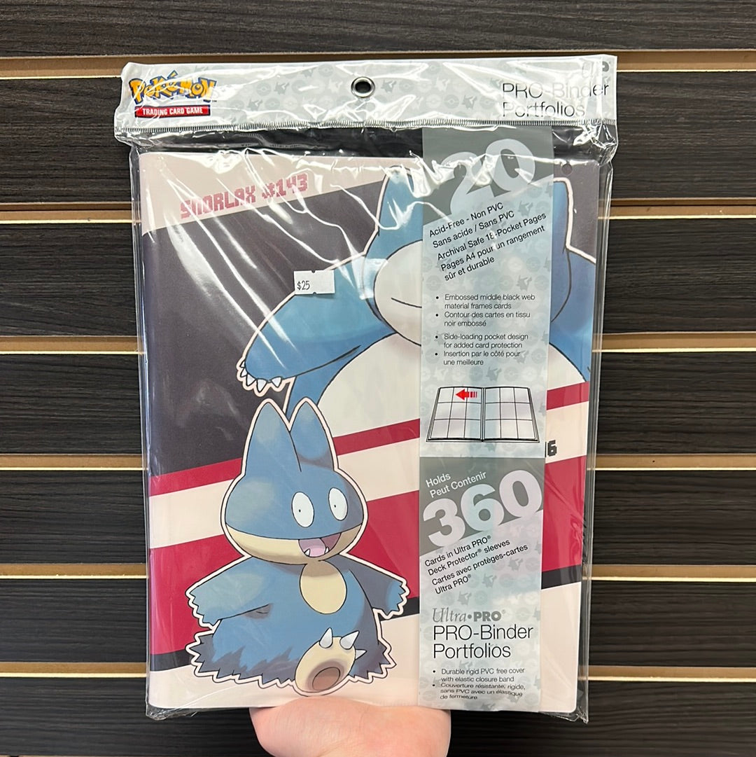 Pokemon Snorlax & Munchlax 9-Pocket PRO Binder – Grail Collectibles AZ